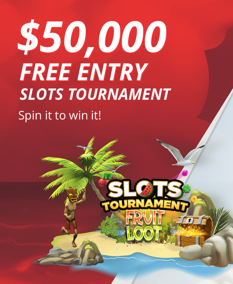 $50,000 Free Entry Slots Tournament